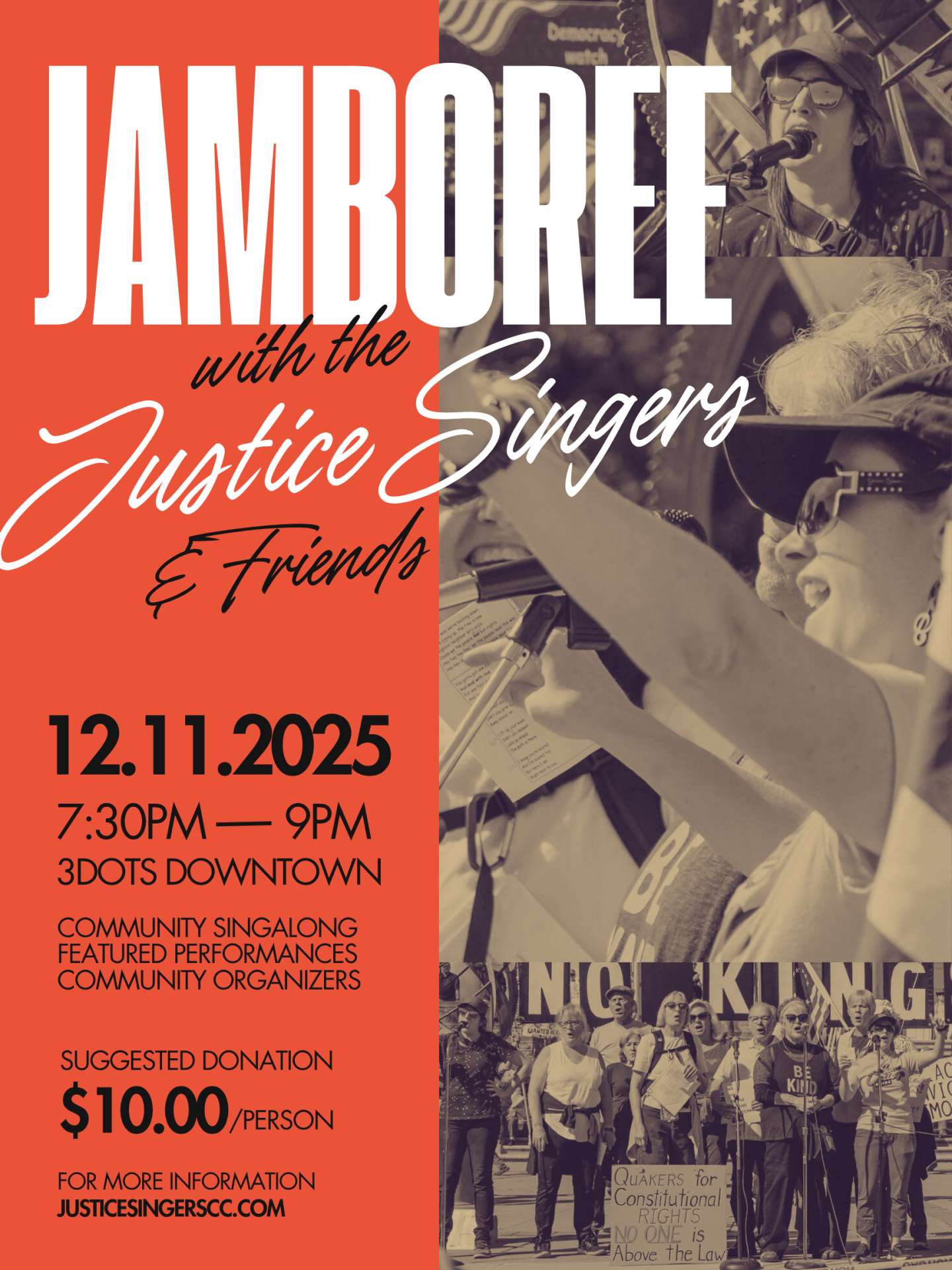 Coming up: JAMBOREE! – Justice Singers of Centre County